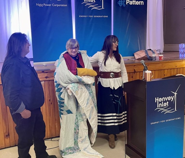 Celebration and Reflection at Henvey Inlet Wind - Pattern Energy