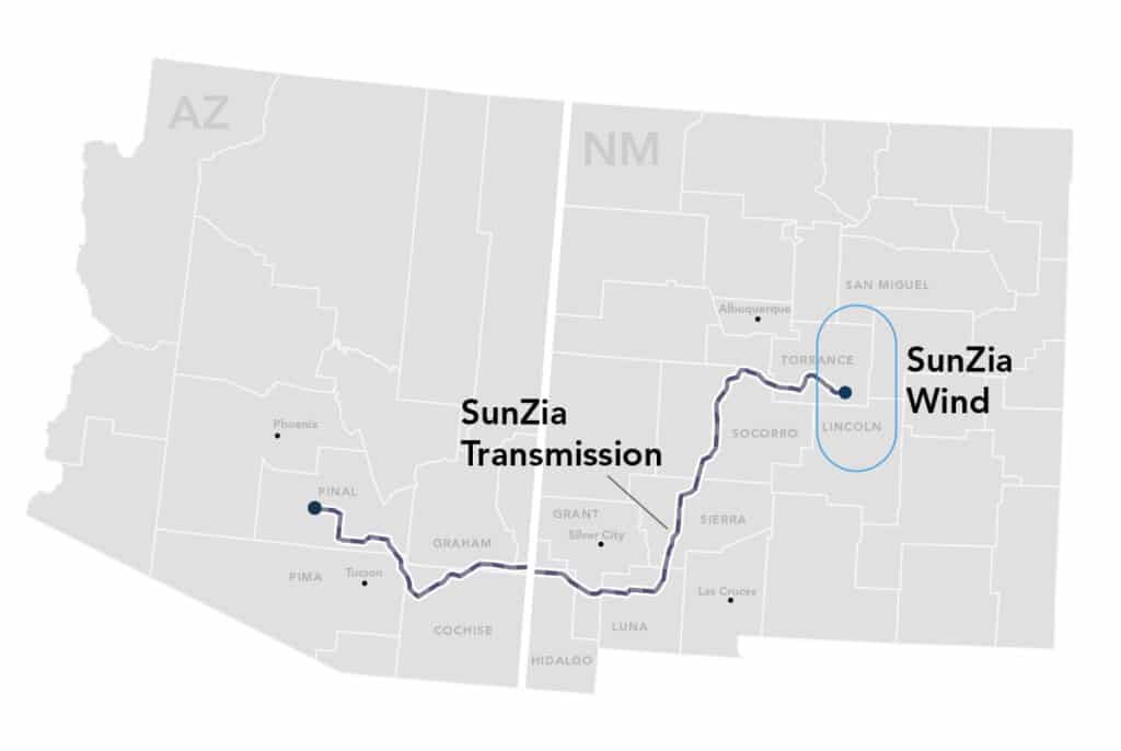SunZia wind project could generate $20.5B - Pattern Energy